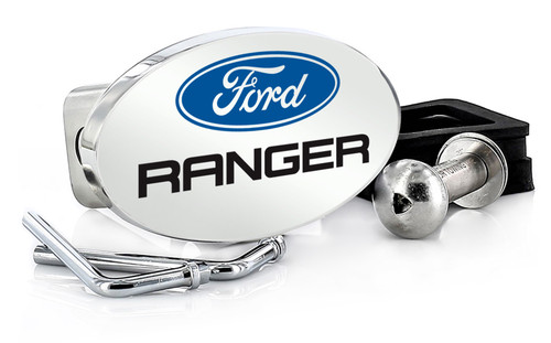 Ford Ranger with Logo Oval Trailer Hitch Cover Plug