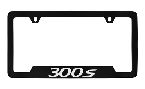 Chrysler 300S Black Coated Zinc Bottom Engraved License Plate Frame ...