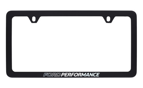 Ford Performance Black Coated Metal License Plate Frame with Exposed ...
