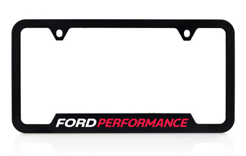 Ford Performance UV Printed Black Plastic License Plate Frame - New ...