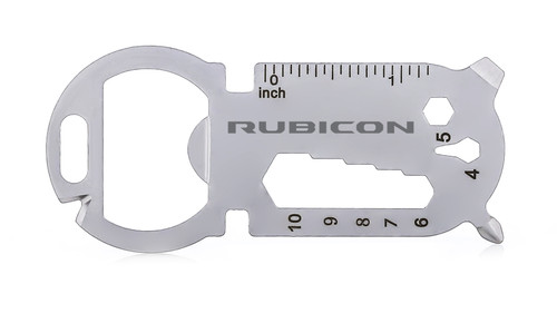 Metal Multi Tool Keychain with Rubicon Logo
