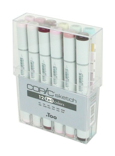 Copic Sketch Markers 12 Pen Set - Ex-Set 1 - Copic Shop
