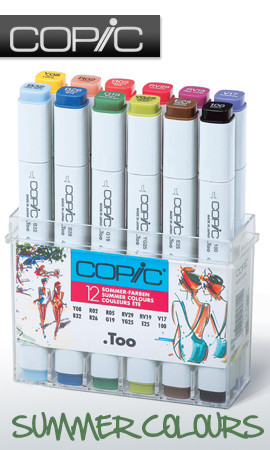 COPIC CLASSIC MARKER - 12 PEN - ARCHITECTURE COLOURS SET - Copic Shop