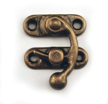 Swing Arm Latch Antique Brass Plated