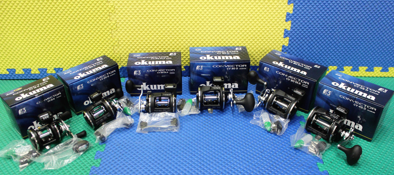 Okuma Convector Line Counter Reels CHOOSE YOUR MODEL! - Tackle Haven