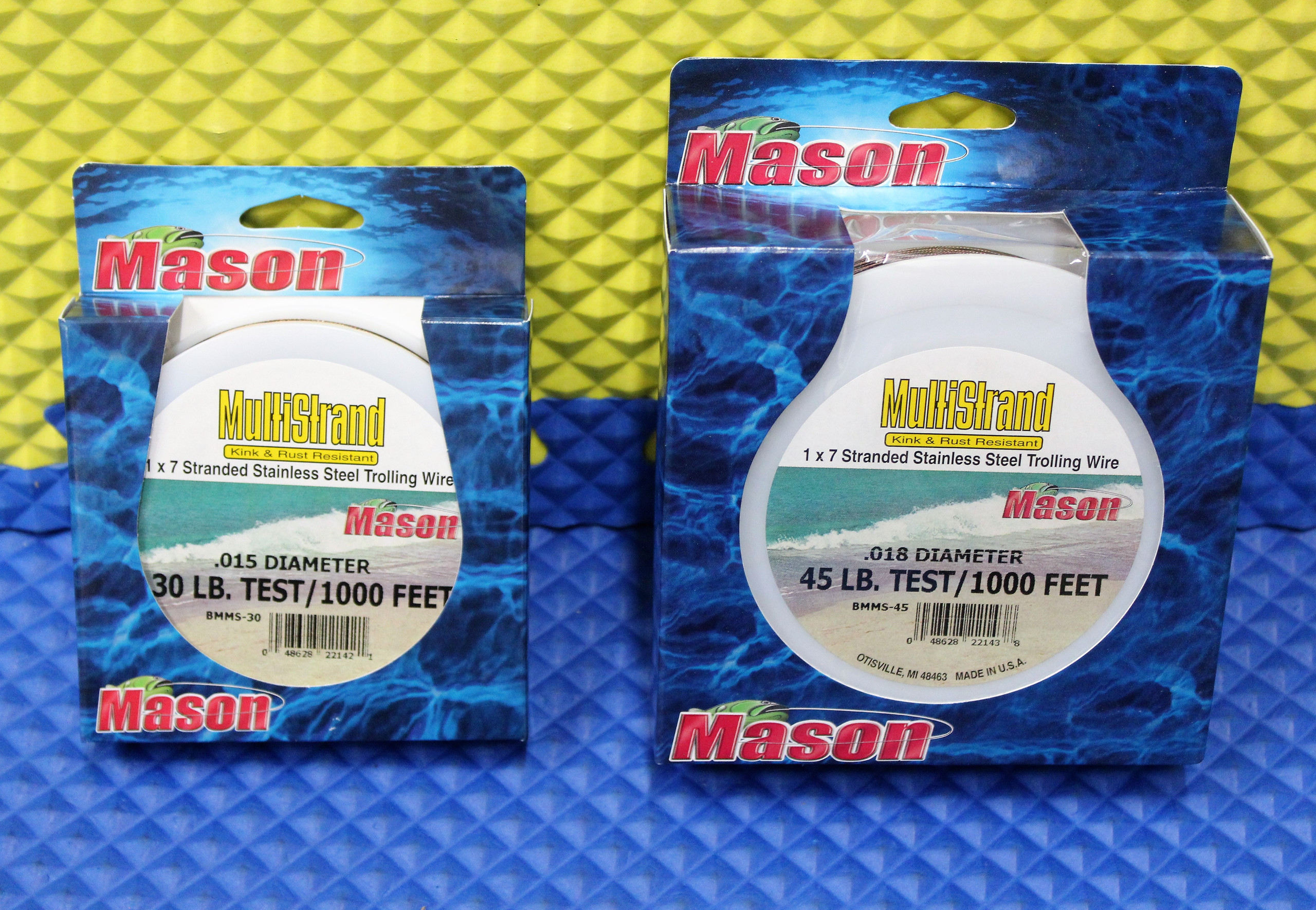 Mason Multi-Strand Brown Color Stainless Steel Trolling Wire 1000 Feet ...