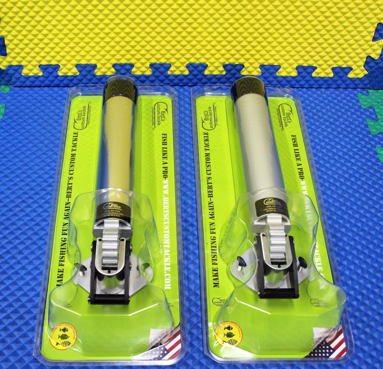 BERTS CUSTOM TACKLE RATCHETING ROD HOLDER CHOOSE YOUR FINISH!