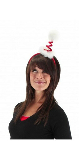 New Elope MINI SPRINGY SANTA Cocktail Headband Red gift Holiday ...