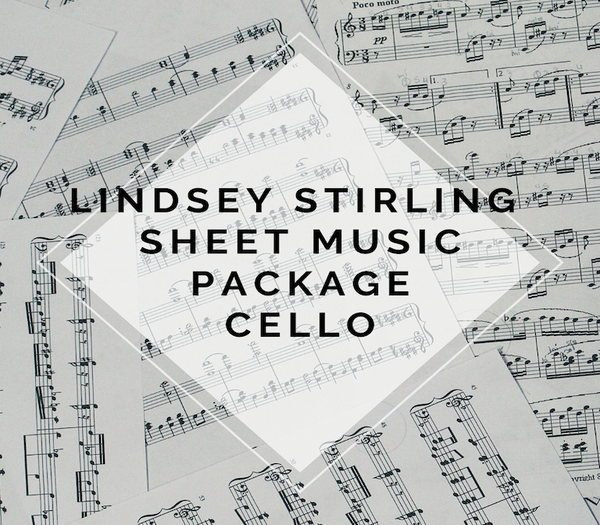 Cello Lindsey Stirling Signature Album Sheet Music Package Lindsey