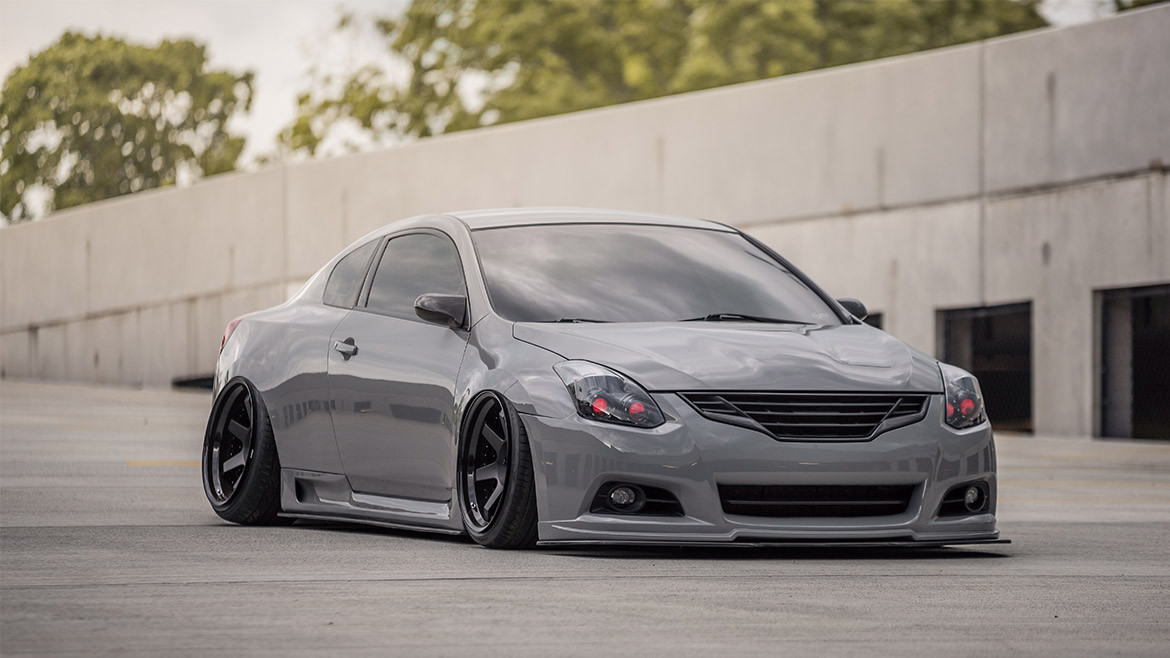 Stanced Nissan Altima Coupe