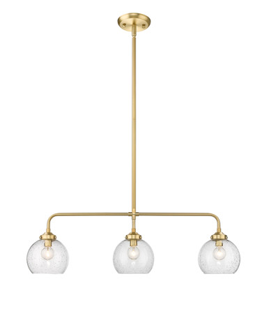 Walden 3-Light Oxidized Gold Linear Pendant By Mirage Lighting | The ...