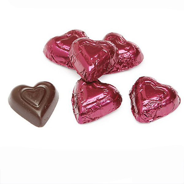 72% High Cocoa Foil Wrapped Hearts