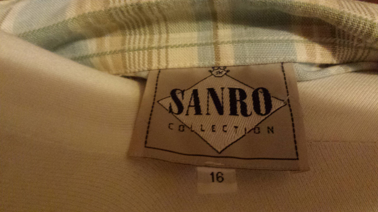 SANRO Pastel Check Blazer - Hollow Harlot