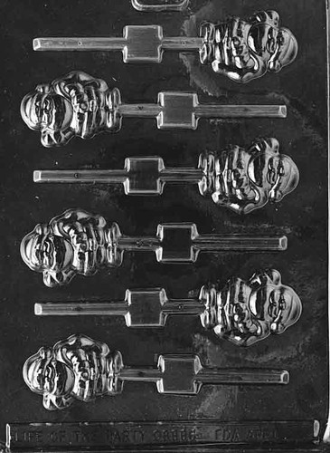 Santa Lolly Chocolate Mold