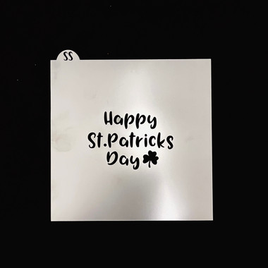 Happy St.Patricks Day Stencil