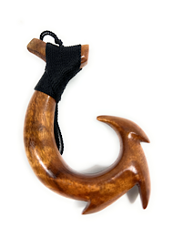 Hawaiian Koa Weapons - Weapon Shark Teeth - Koa Wood Clubs - Polynesian ...