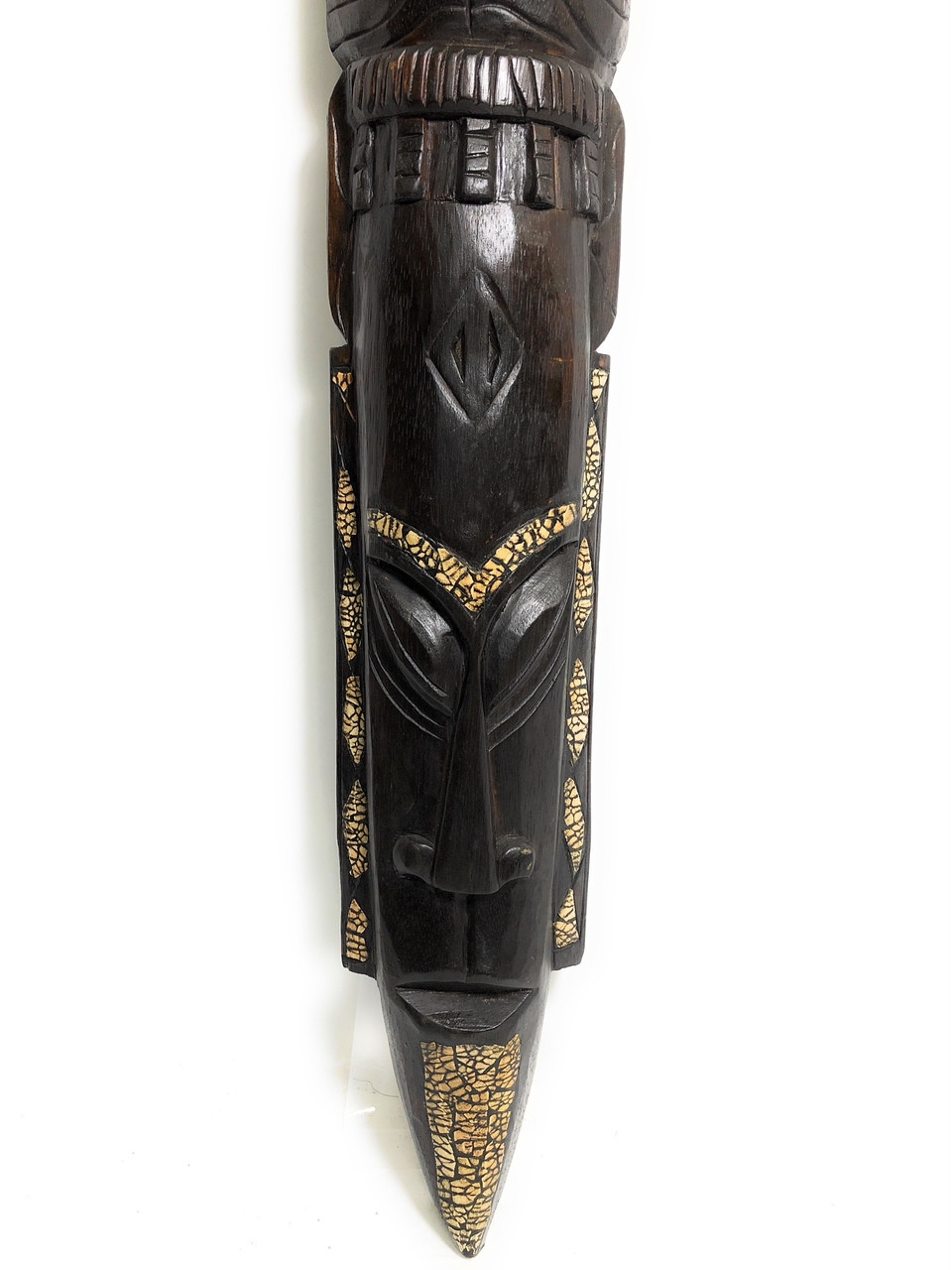 Big Chief Tribal Mask 40" - Primitive Art | NMK2202100 - TikiMaster.com