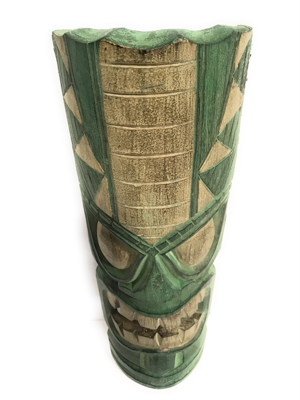 Earth Green Tiki Mask 20" - Wall Decor | #dpt514050 - TikiMaster.com