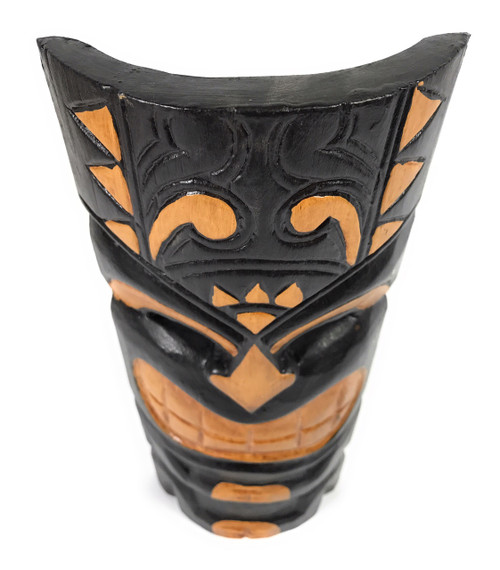 Laughing Tiki Mask 12" - Hand Carved Smiley Tiki | #bag1504830 ...