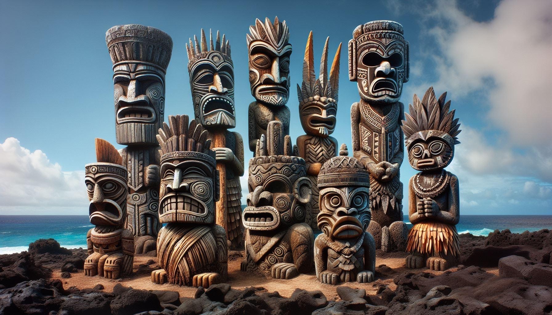 Hawaiian Tikis - TikiMaster.com