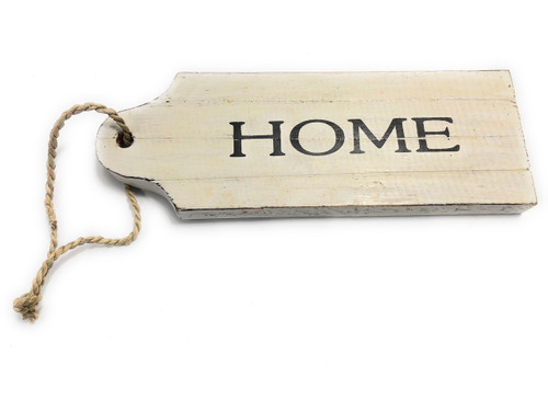 Home Door Tag Wood Sign 9 in - Rustic Coastal | #snd25067 - TikiMaster.com