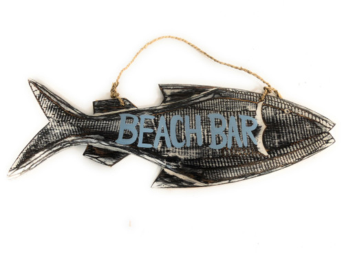Beach Bar Beach Fish Sign - 16 in - Coastal Decor | #snd2502040 ...