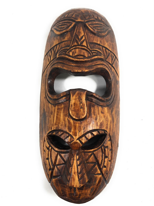 Fijian Tiki Mask 12" - 2 Deities Love & Happiness | #mdr1900930 ...
