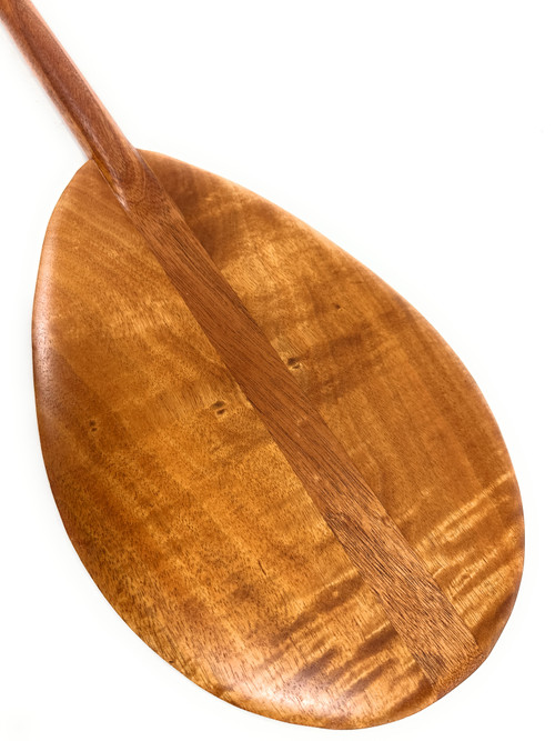 Premium Curly Koa Paddle 48 inch Steersman - Made in Hawaii | #koa7462 ...