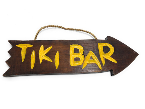 Tiki Bar Arrow Driftwood Sign 12 in - Tropical Decor | #Dpt528430 ...