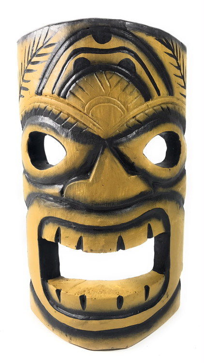 Laughing Tiki Mask 8" - Celebrating Life | #dpt514520 - TikiMaster.com