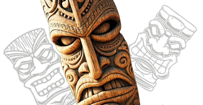 Hawaiian Koa Weapons - Weapon Shark Teeth - Koa Wood Clubs - Polynesian ...