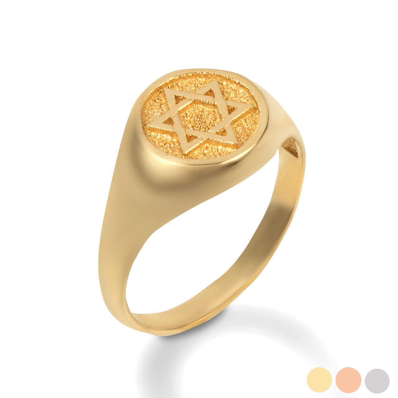 Gold Jewish Star of David Ring | Star of David | Jewish Rings