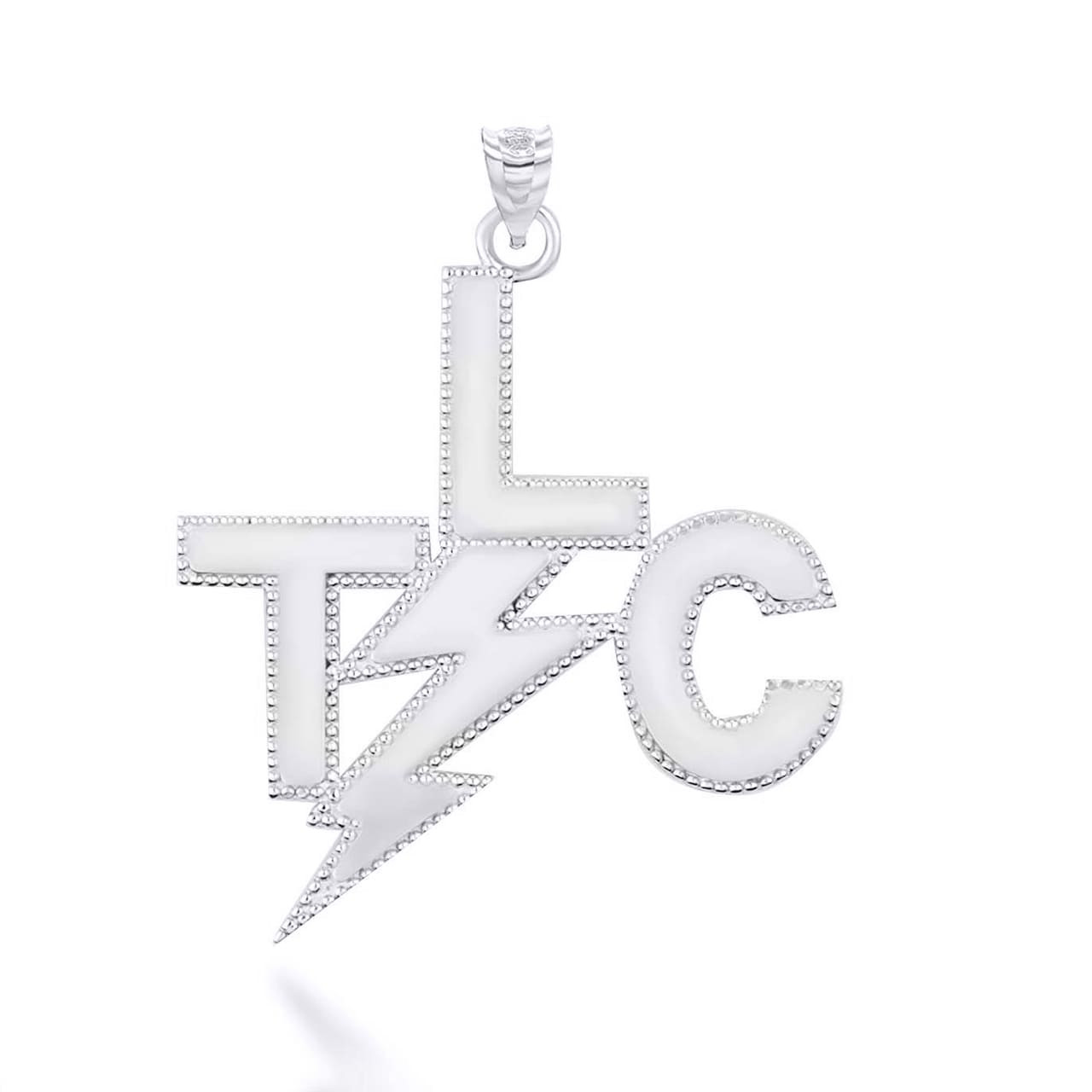 .925 Sterling Silver TLC Thunder Bolt Tender Loving Care Beaded ...
