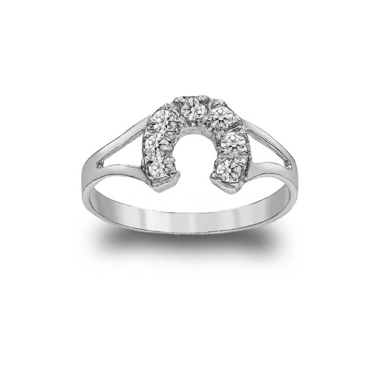 Solid 925 Sterling Silver Chevron Ring for Women