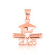 Gold Class Of 2025-2026 Diploma Graduation Cap Pendant Necklace ...