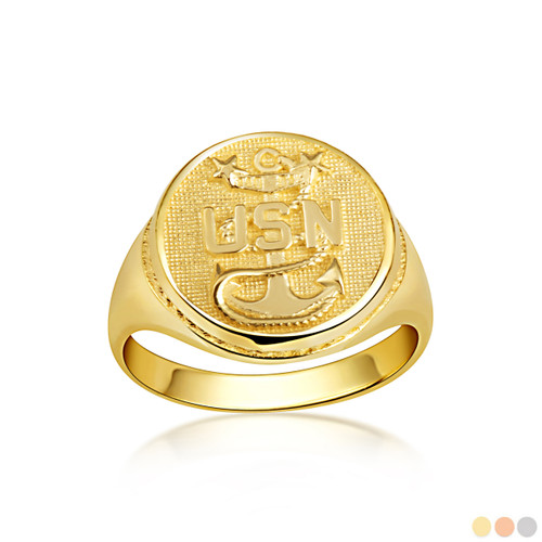 Gold United States Navy Anchor Officially Licensed Master Chief Petty ...