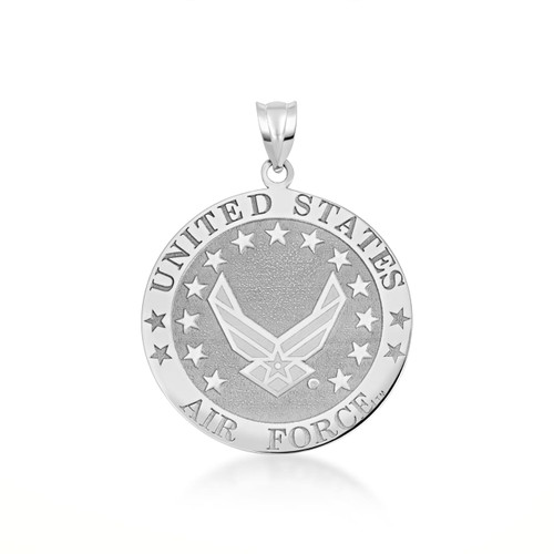 .925 Sterling Silver United States Air Force Emblem Officially Licensed ...