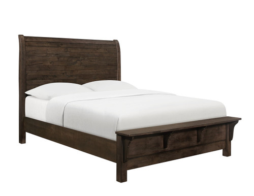 Verna - Sleigh Bed - Luxury Mattress and Furniture in Valparaiso