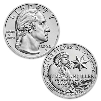 2022-D Wilma Mankiller Quarter Brilliant Uncirculated | International ...