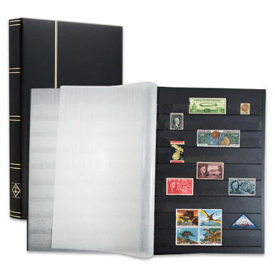 Hardcover Stamp Stockbook | International Coins & Currency