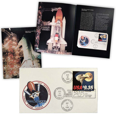 1983 Challenger Commemorative Cover in Presentation Folder ...