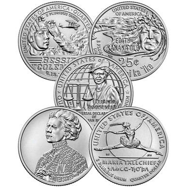 Special 2023 American Women Quarter Set | International Coins & Currency