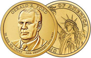 2016-P Gerald Ford Presidential Dollar Brilliant Uncirculated ...