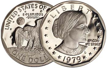 1979-S Susan B. Anthony Dollar Type II Proof | International Coins ...