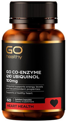 GO Healthy GO Co-Enzyme Q10 Ubiquinol 100MG Capsules 60