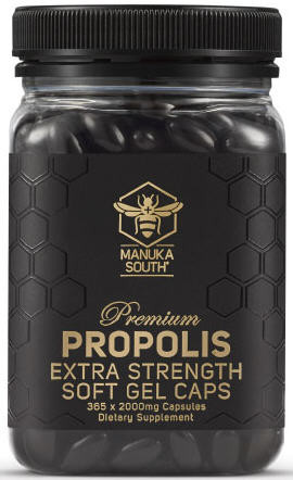 Manuka South Propolis Extra Strength 2000mg SoftGel Capsules 320