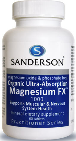 Sanderson Magnesium FX 1000 Organic Ultra Absorption Tablets 60