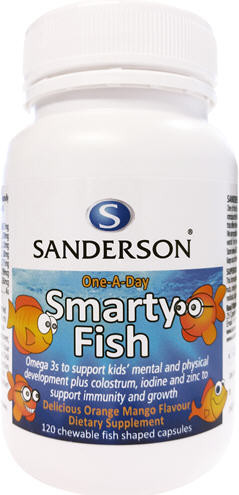 Sanderson Smarty Fish Chewable Capsules 120
