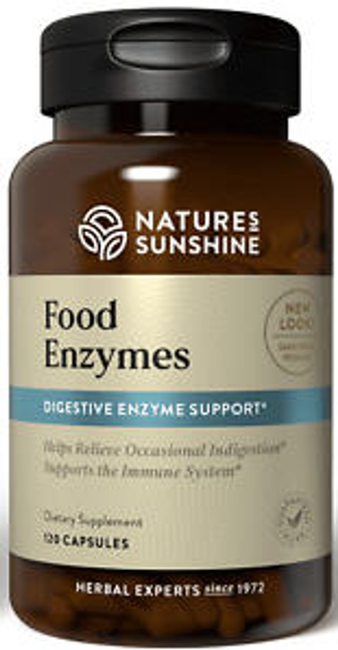Nature's Sunshine Food Enzymes - Digestive System Support Tablets 120