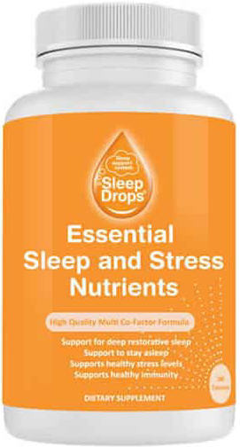 Sleep Drops Essential Sleep & Stress Nutrients Capsules 96